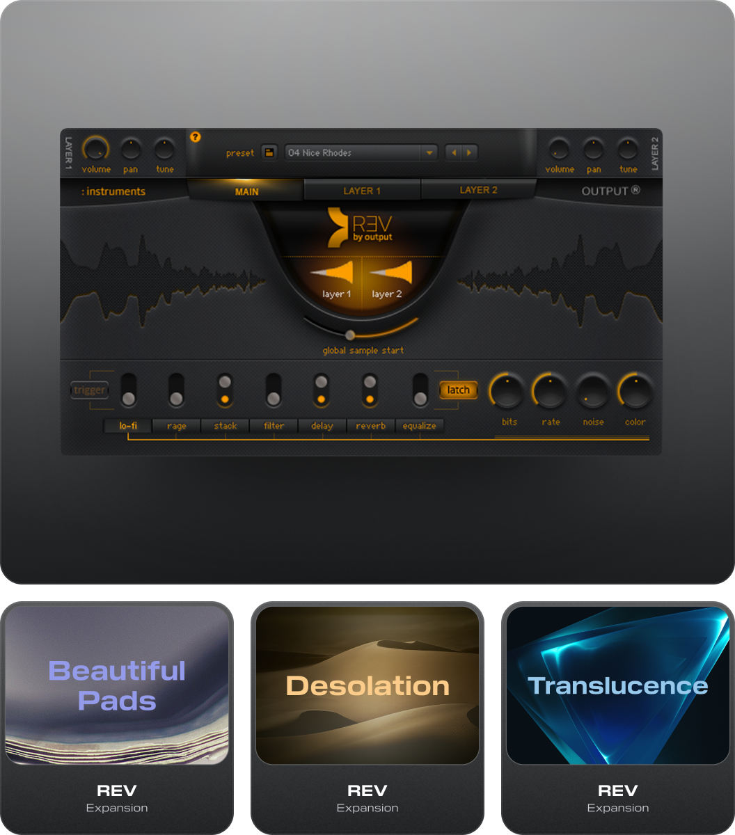 HOLIDAY SALE - 50% off! Output FX + Instruments Bundle - outfit your studio for less.