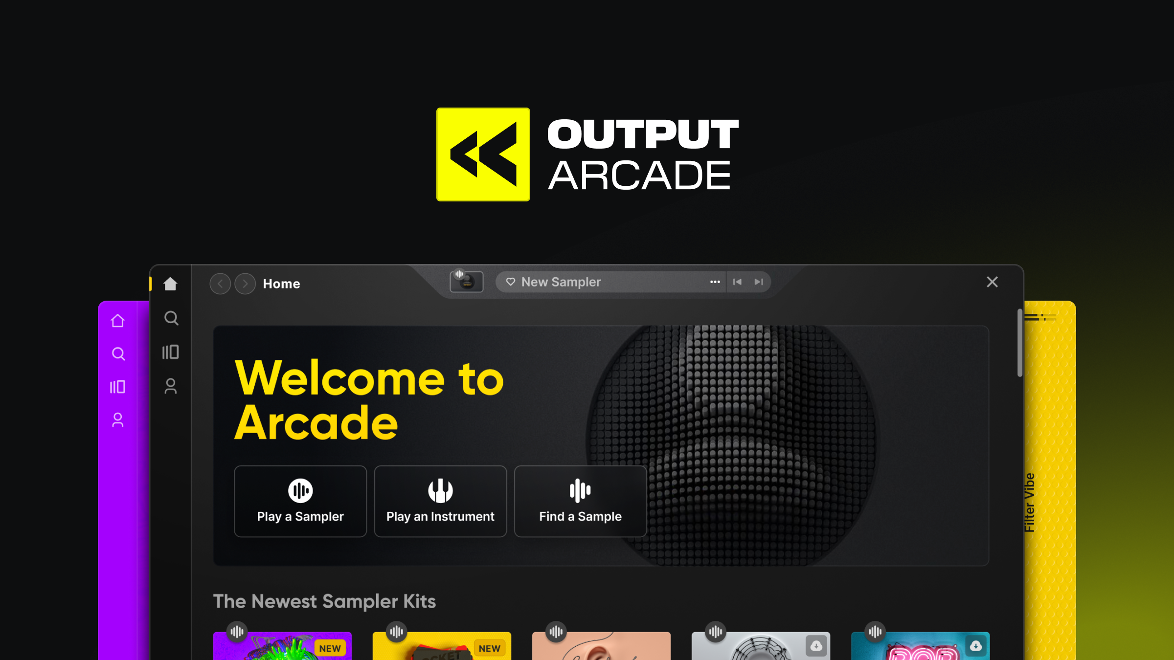 Output Arcade - The hitmakers' favorite playable sampler and instruments plugin.